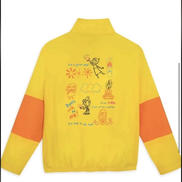 Disney | Jackets & Coats | Disney Parks Pixar Inside Out Yellow ...
